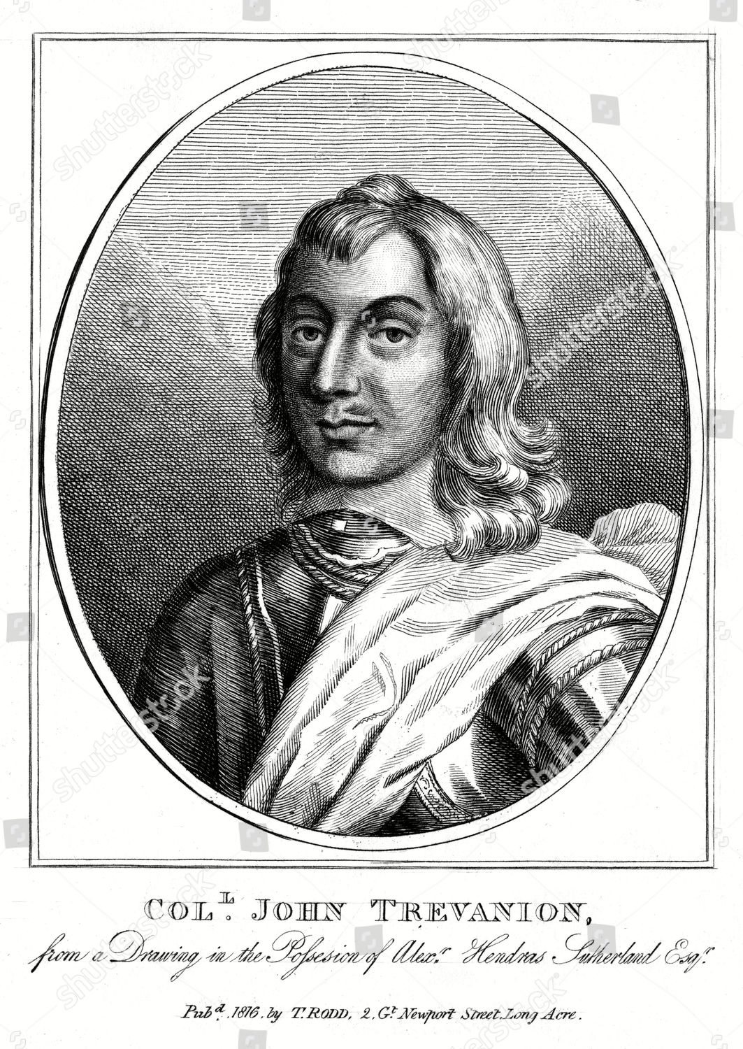 Colonel John Trevanion Cornish Military Commander Editorial Stock Photo ...
