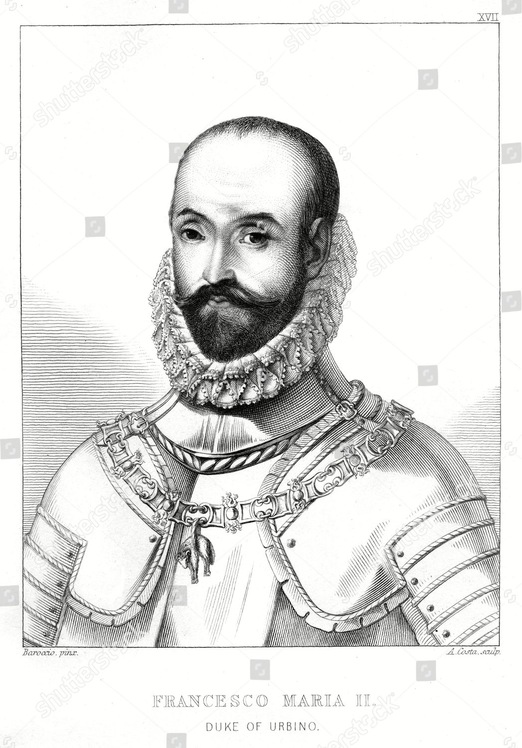 Francesco Maria Di Duca Di Urbino Editorial Stock Photo - Stock Image ...