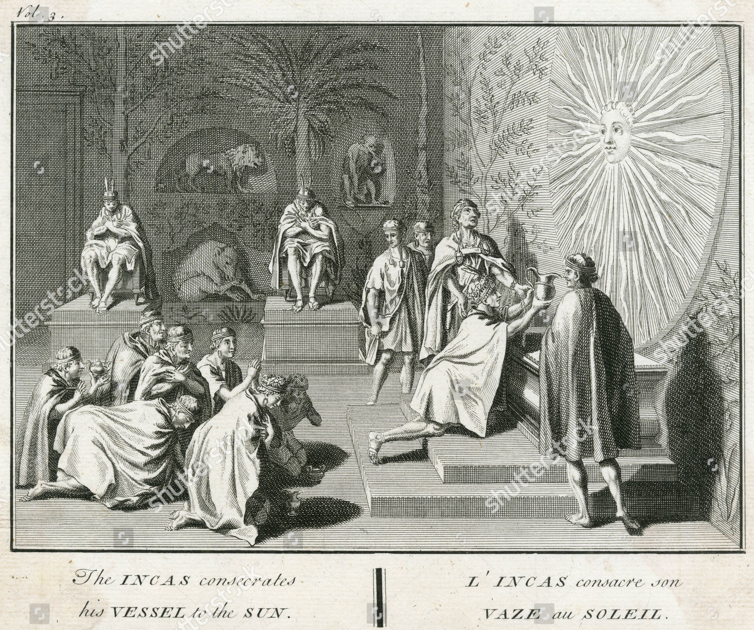 Sun Worship Peru Before Arrival Spaniards Editorial Stock Photo - Stock ...