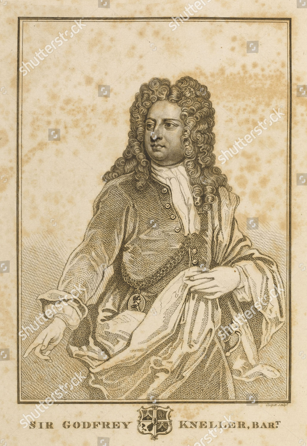 Sir Godfrey Kneller Artist Renowned His Editorial Stock Photo - Stock ...