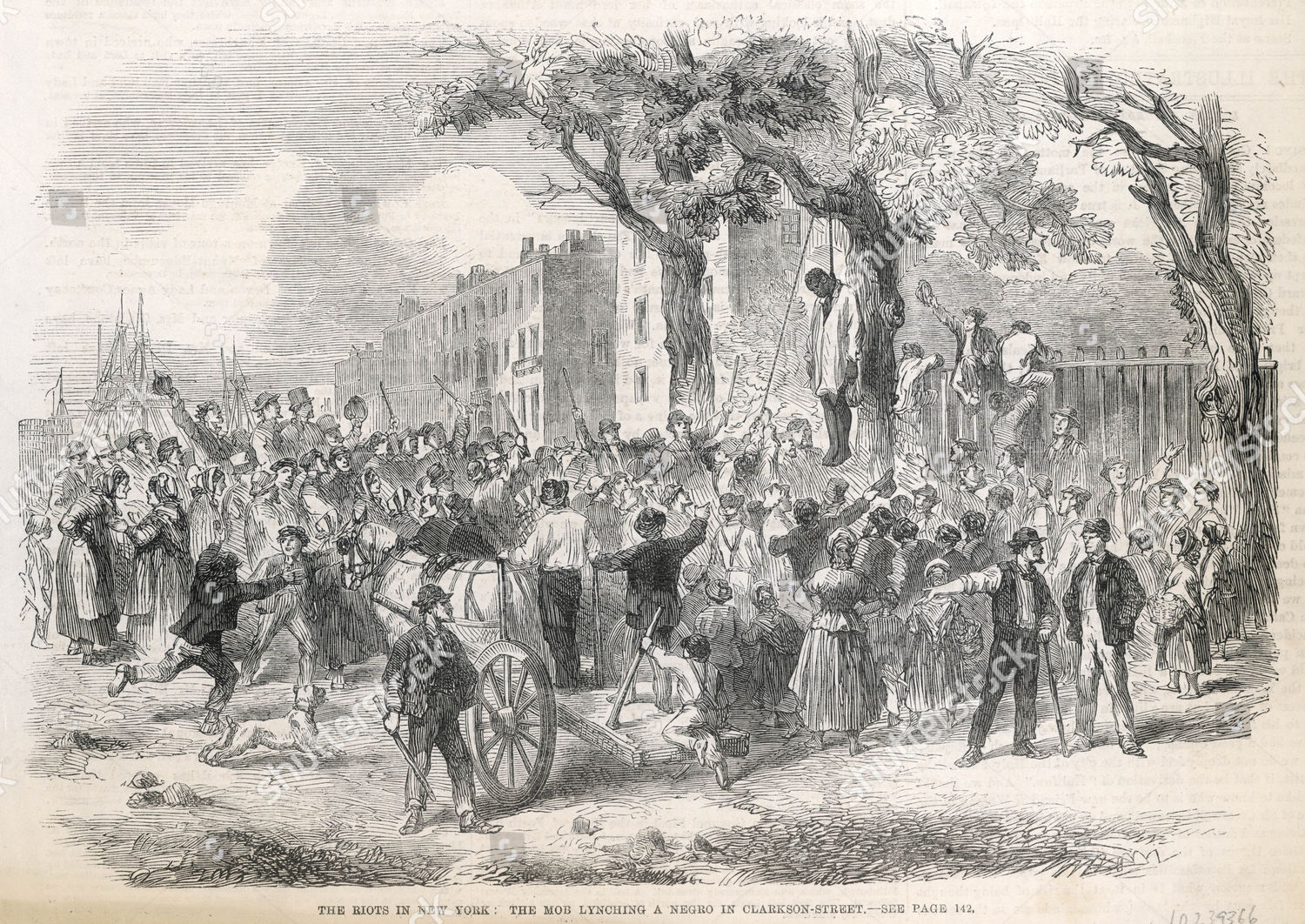 During Draft Riots New York July Editorial Stock Photo - Stock Image ...