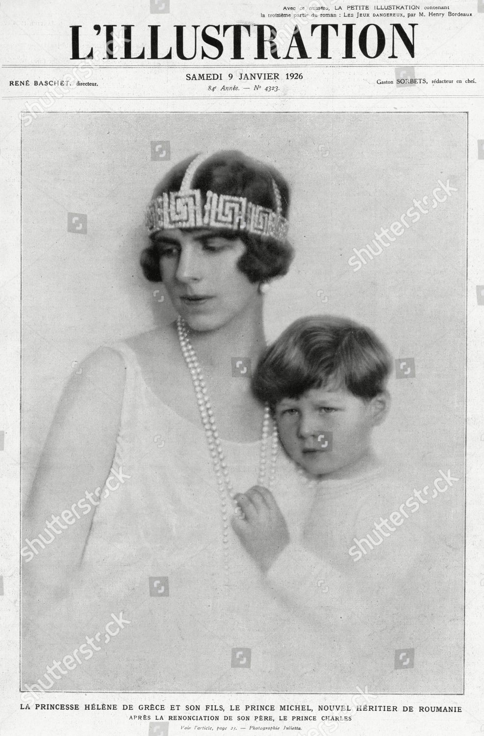 Portrait Princess Helen Greece Crown Princess Editorial Stock Photo ...