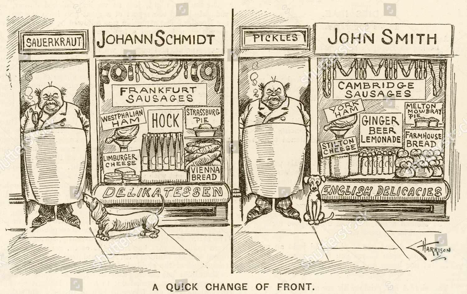 German Shopkeeper Hides His Origins Following Editorial Stock Photo ...