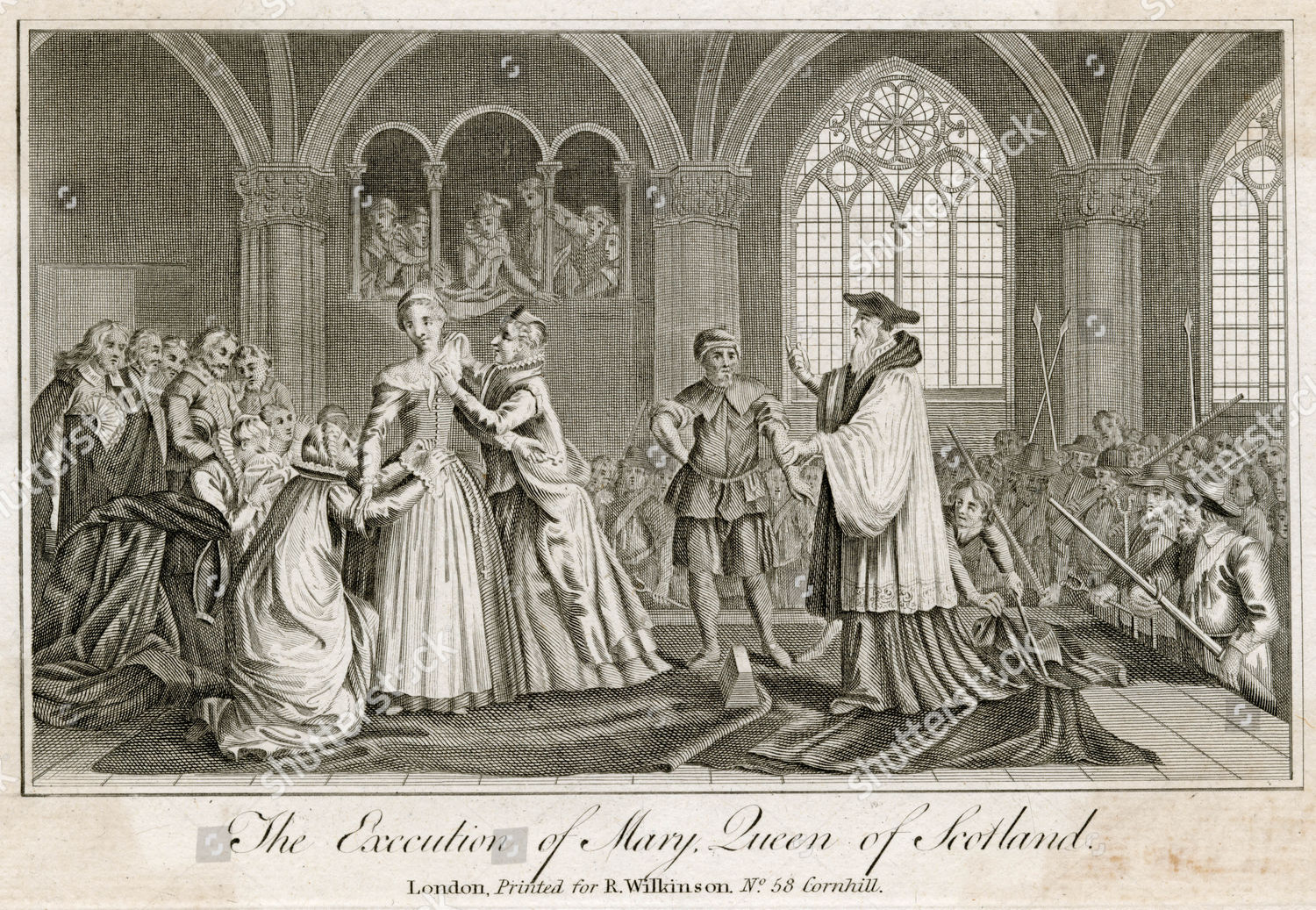 Execution Mary Queen Scots 8 February Editorial Stock Photo - Stock ...