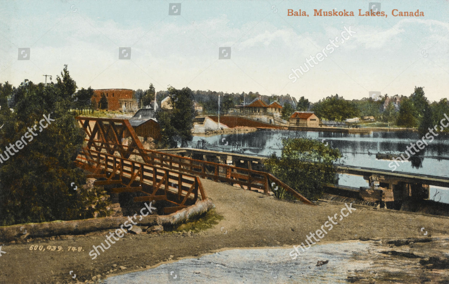 Bala Muskoka Lakes Ontario Canada 1910s Editorial Stock Photo - Stock ...