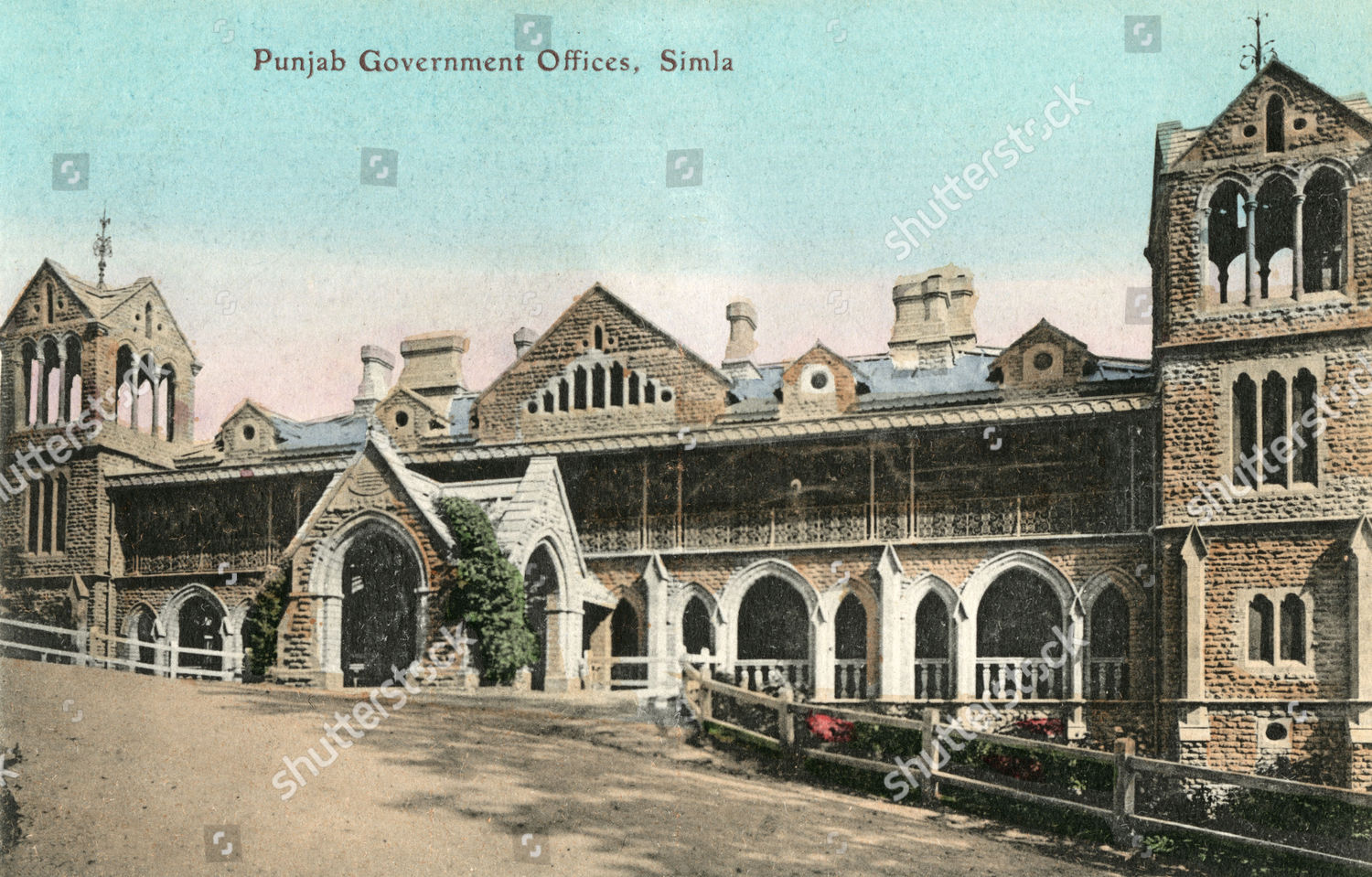 Punjab Government Offices Shimla India Circa Editorial Stock Photo ...