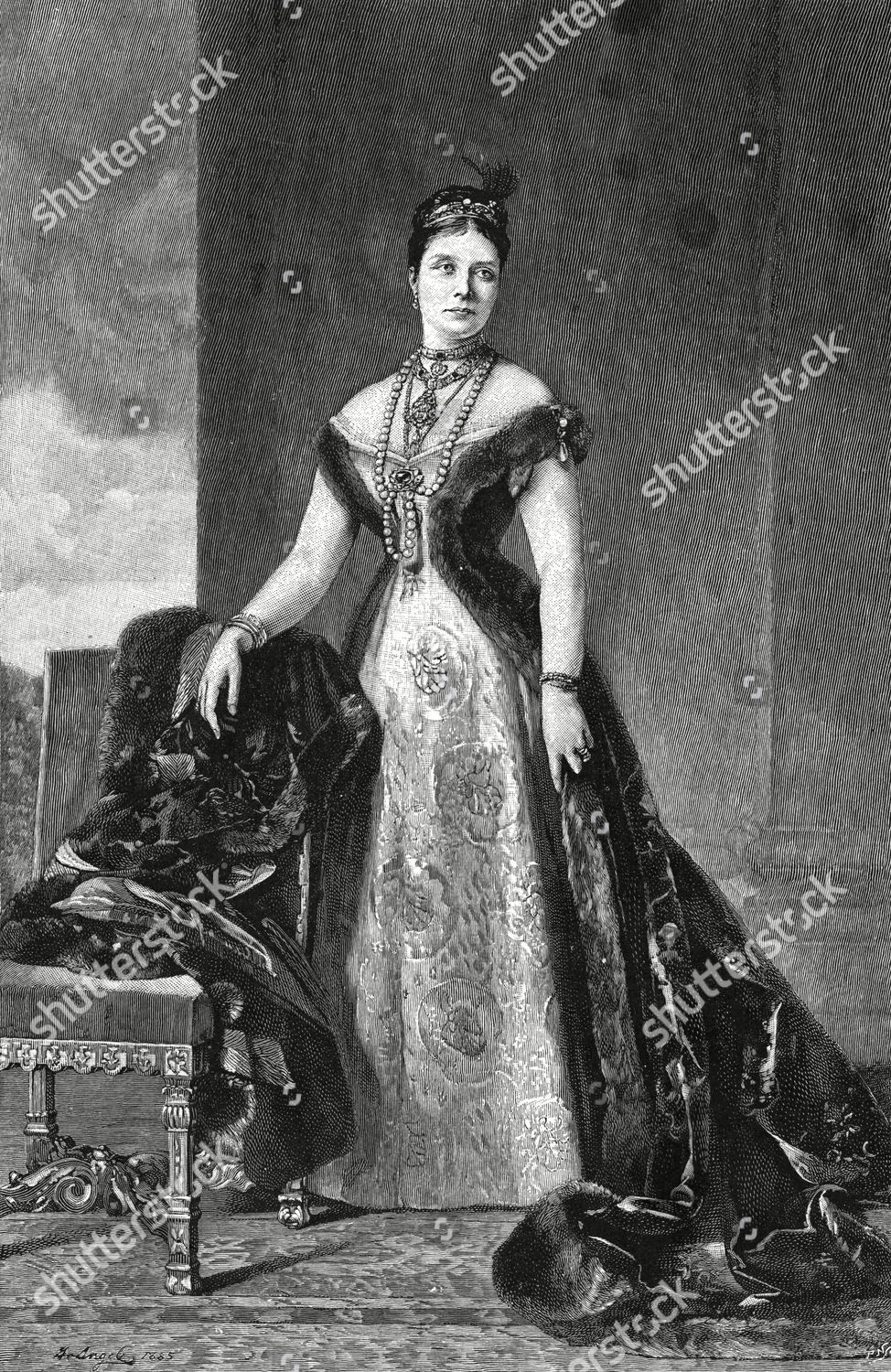 Princess Victoria Princess Royal Victoria Adelaide Editorial Stock ...