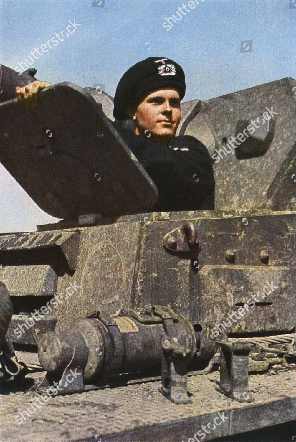 Commander German Tank Serving Panzertruppe 1941 Editorial Stock Photo ...