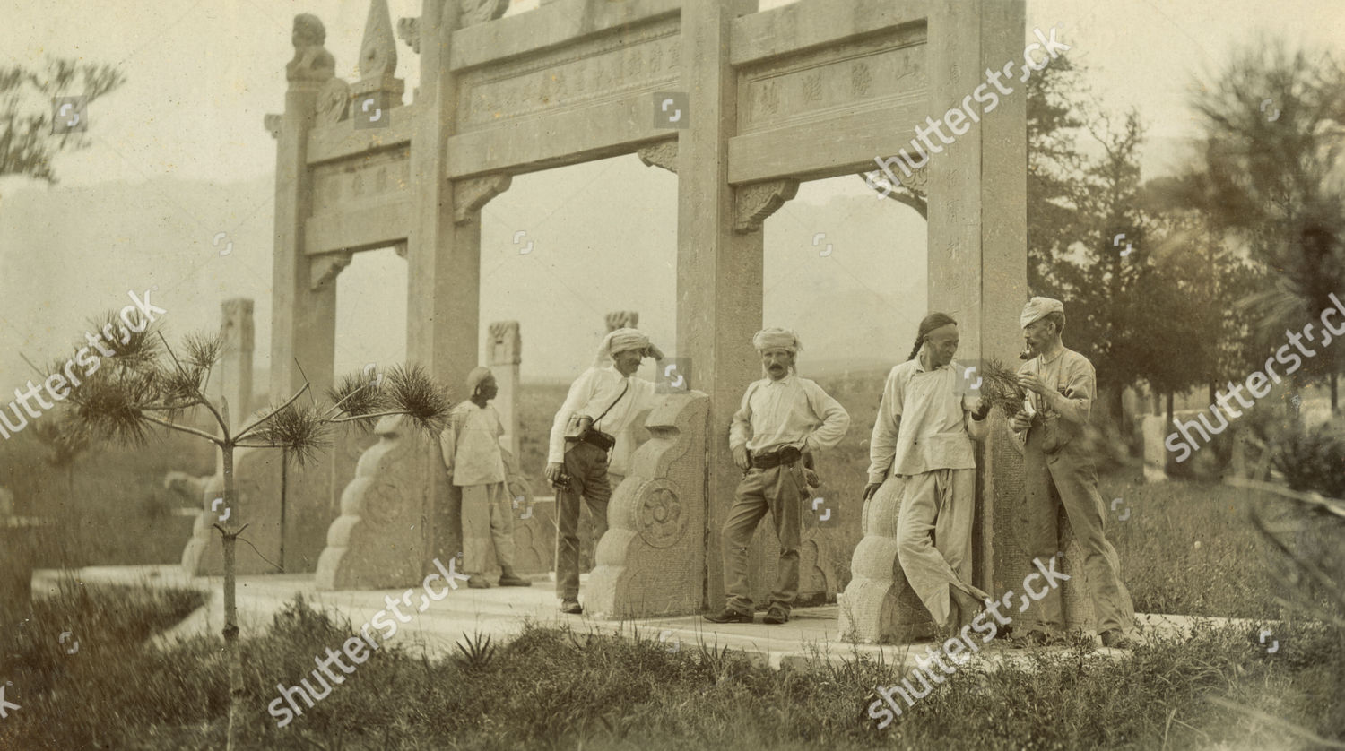 Chinese Man Traditional Clothes Queue Pigtail Editorial Stock Photo ...