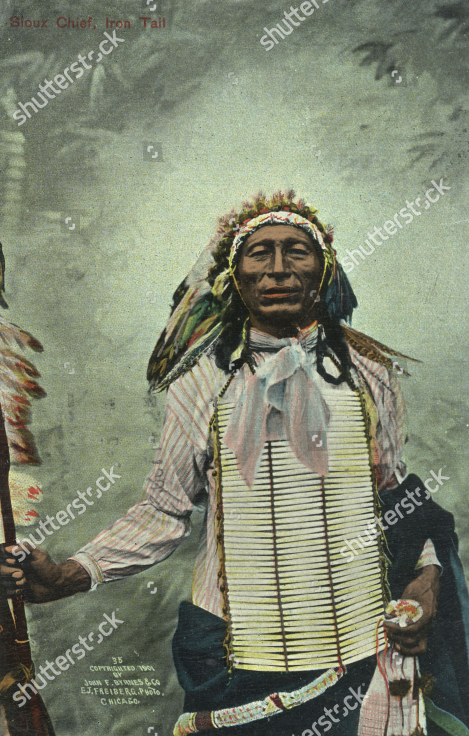 Iron Tail Chief Sioux Tribe His Editorial Stock Photo - Stock Image ...