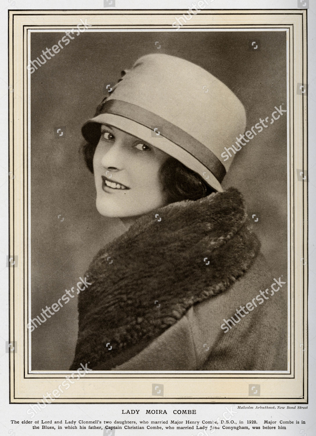 Lady Moira Combe Daughter Lord Lady Editorial Stock Photo - Stock Image ...