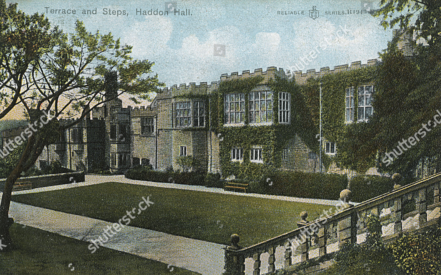 Haddon Hall Stunning English Tudor Country Editorial Stock Photo ...