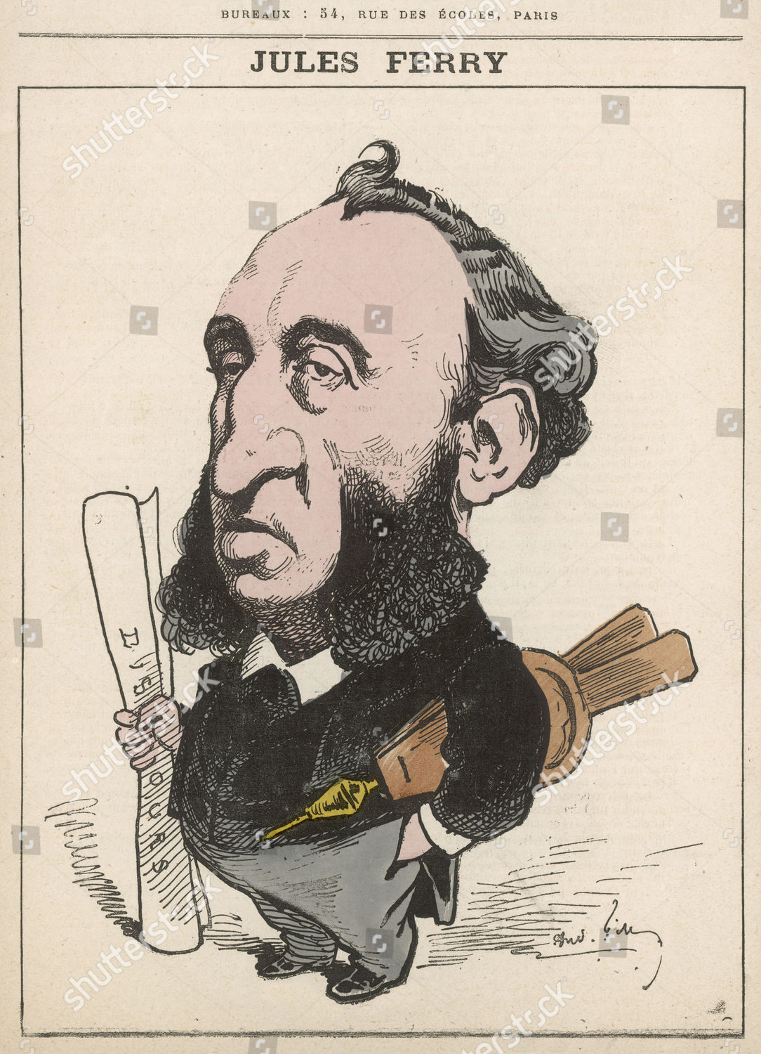 Jules Francois Camille Ferry 18321893 French Editorial Stock Photo ...