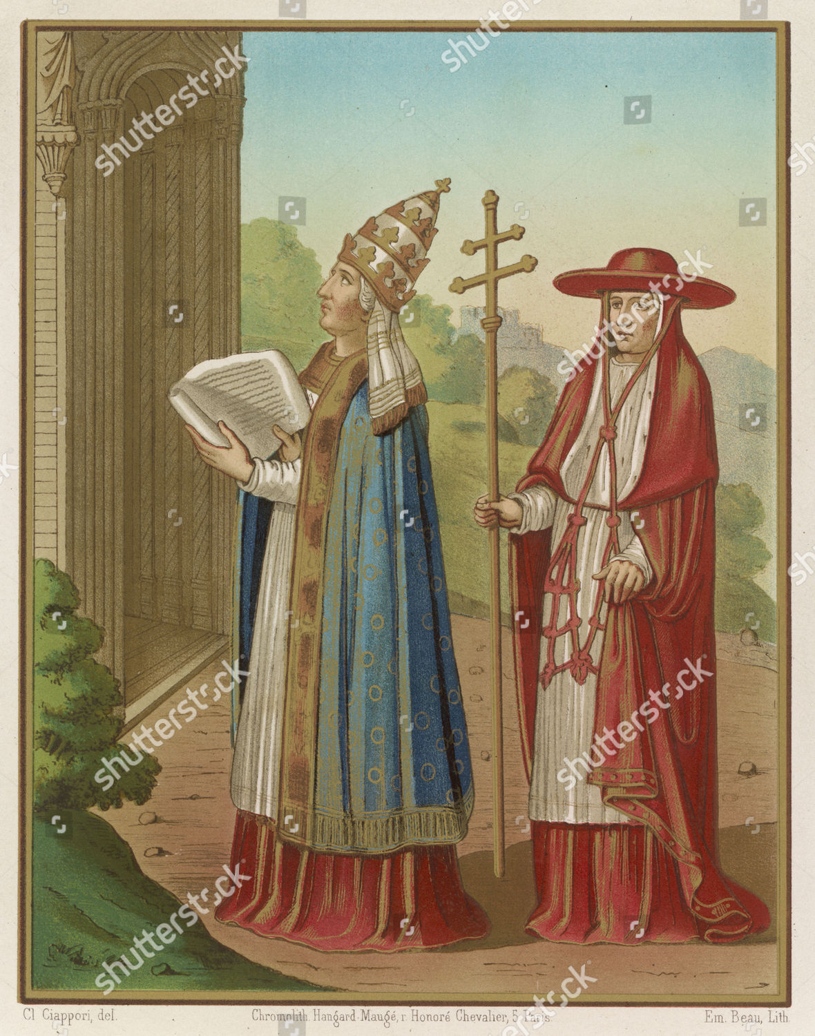 Saint Peter Apostle Popes Costume 15th Editorial Stock Photo - Stock ...