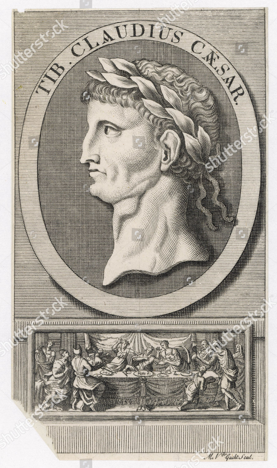 Tiberius Claudius Drusus Nero Germanicus Roman Editorial Stock Photo ...