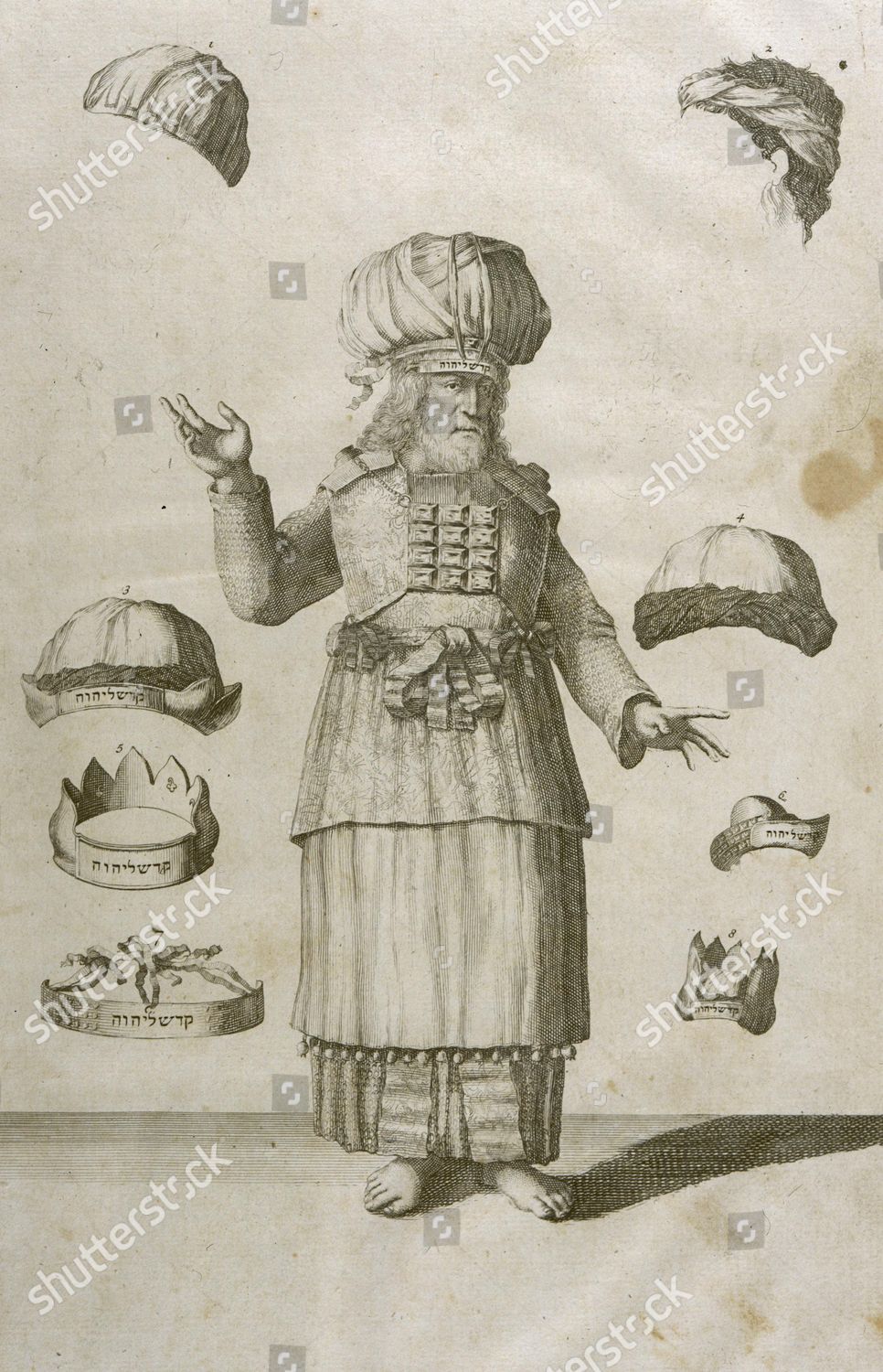 First Head Hebrew Priesthood Who Because Editorial Stock Photo - Stock ...