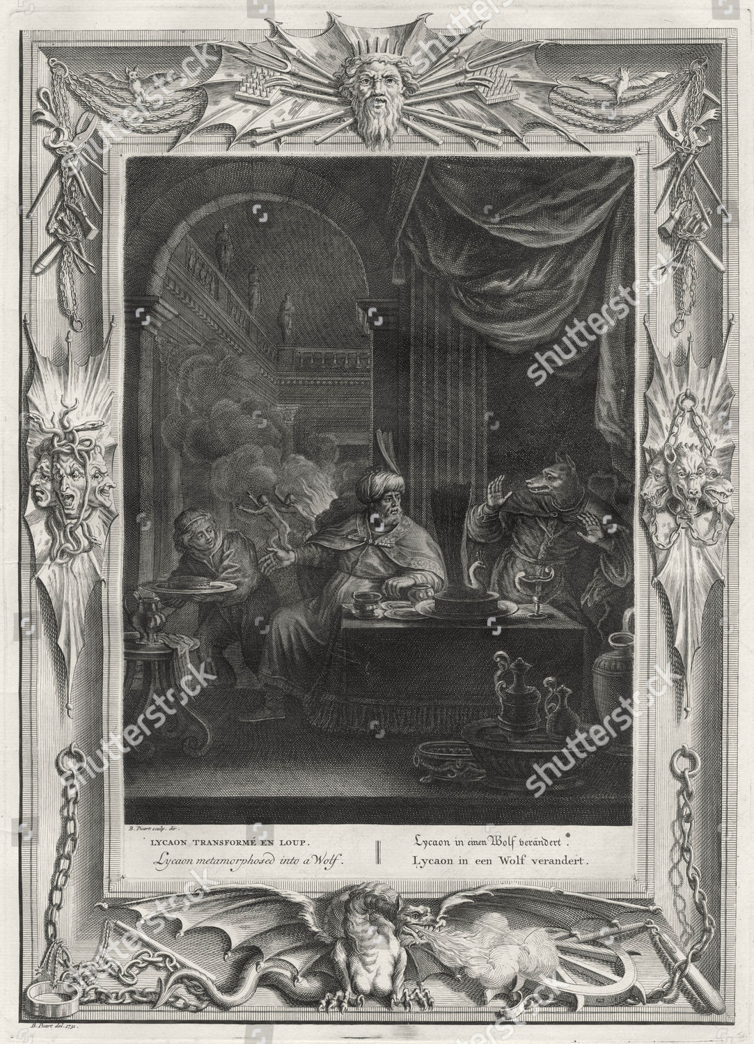King Lycaon Arcadia Test Zeuss Omniscience Editorial Stock Photo ...