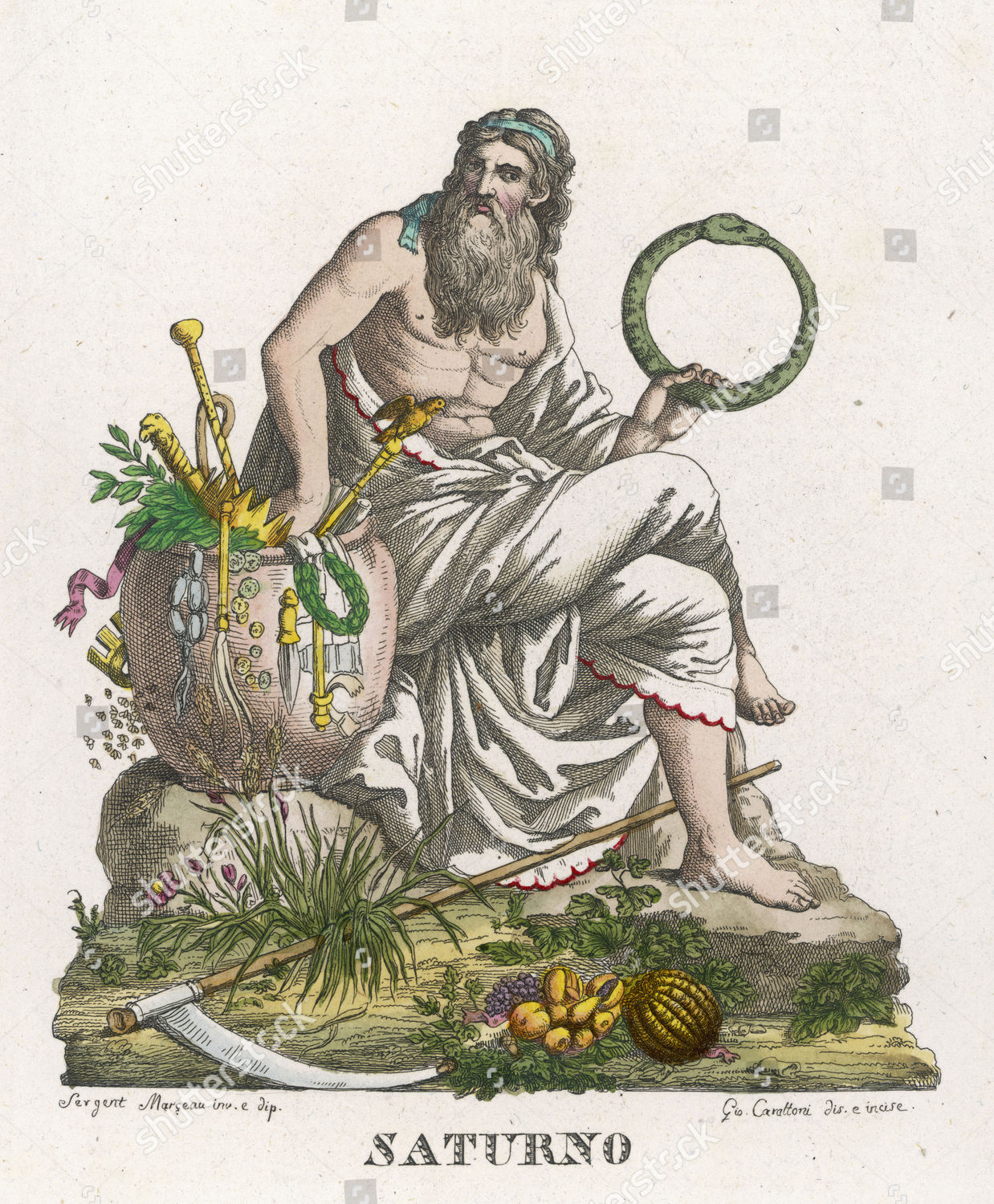 Kronos Titan Dethroned His Father Uranus Editorial Stock Photo - Stock ...