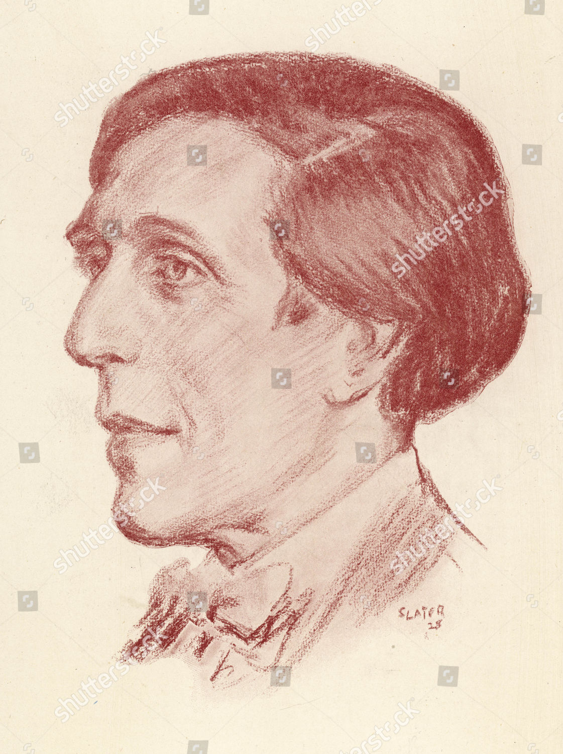 Humbert Wolfe Umberto Wolff British Poet Editorial Stock Photo - Stock ...