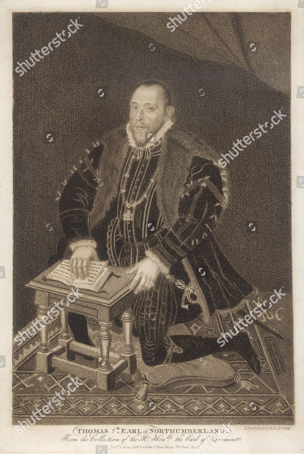 Thomas Percy 7th Earl Northumberland Roman Editorial Stock Photo ...
