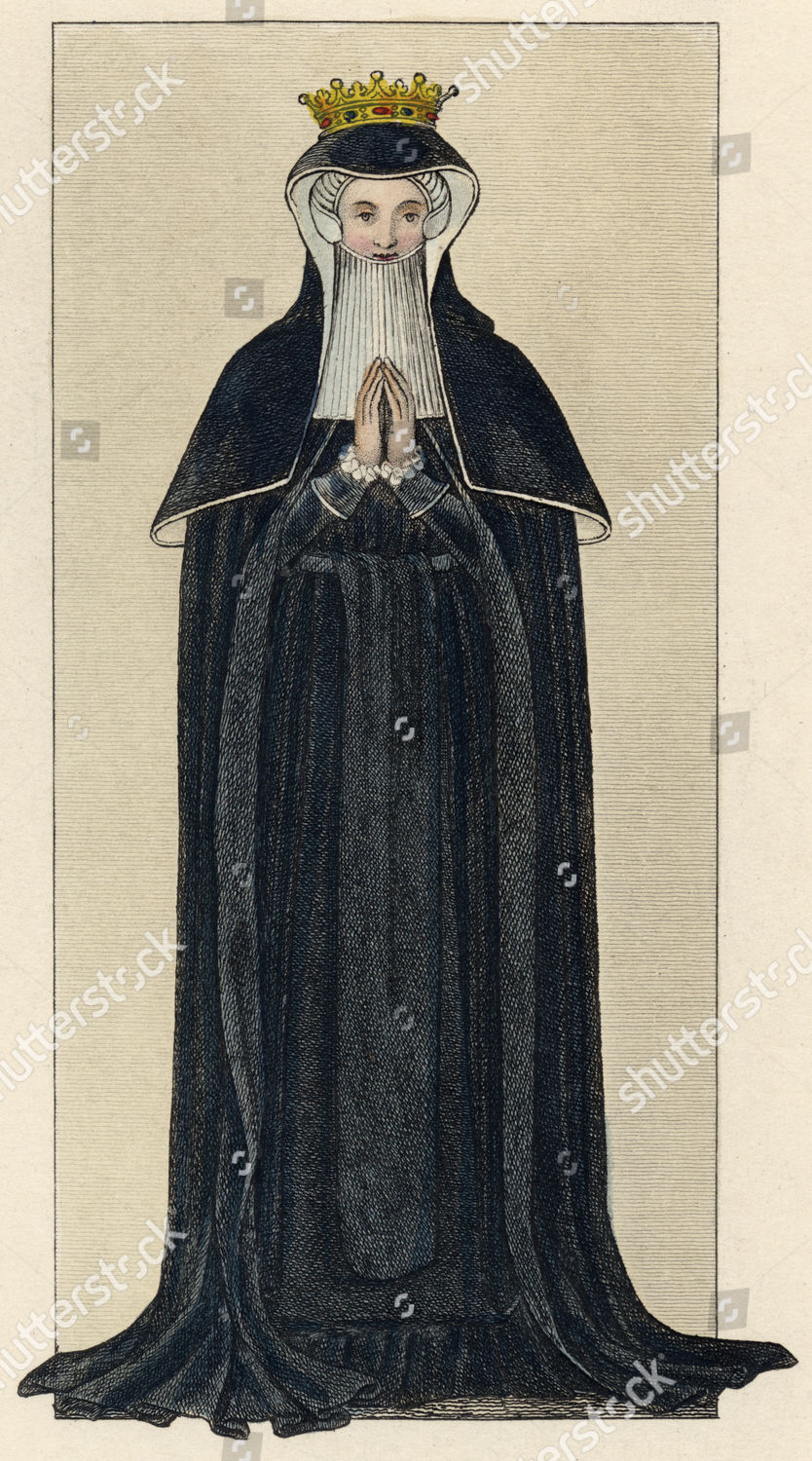 Mourning Dress English Countess 16th Century Editorial Stock Photo ...