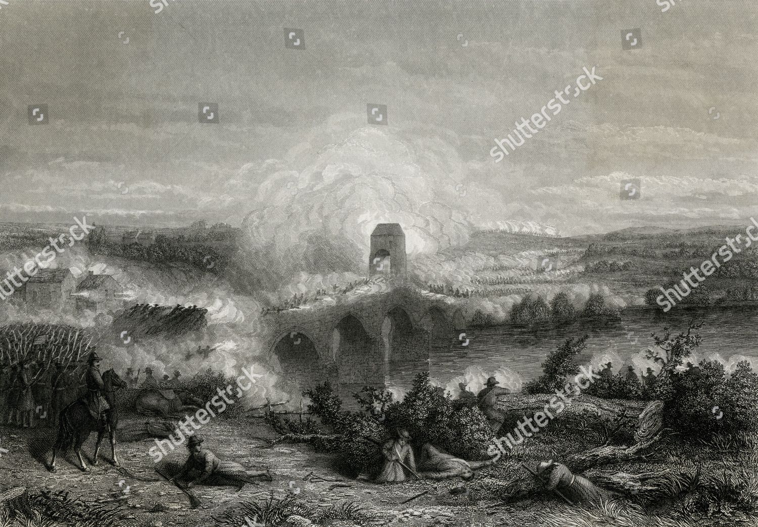 Battle Bothwell Bridge Royal Troops Under Editorial Stock Photo - Stock ...