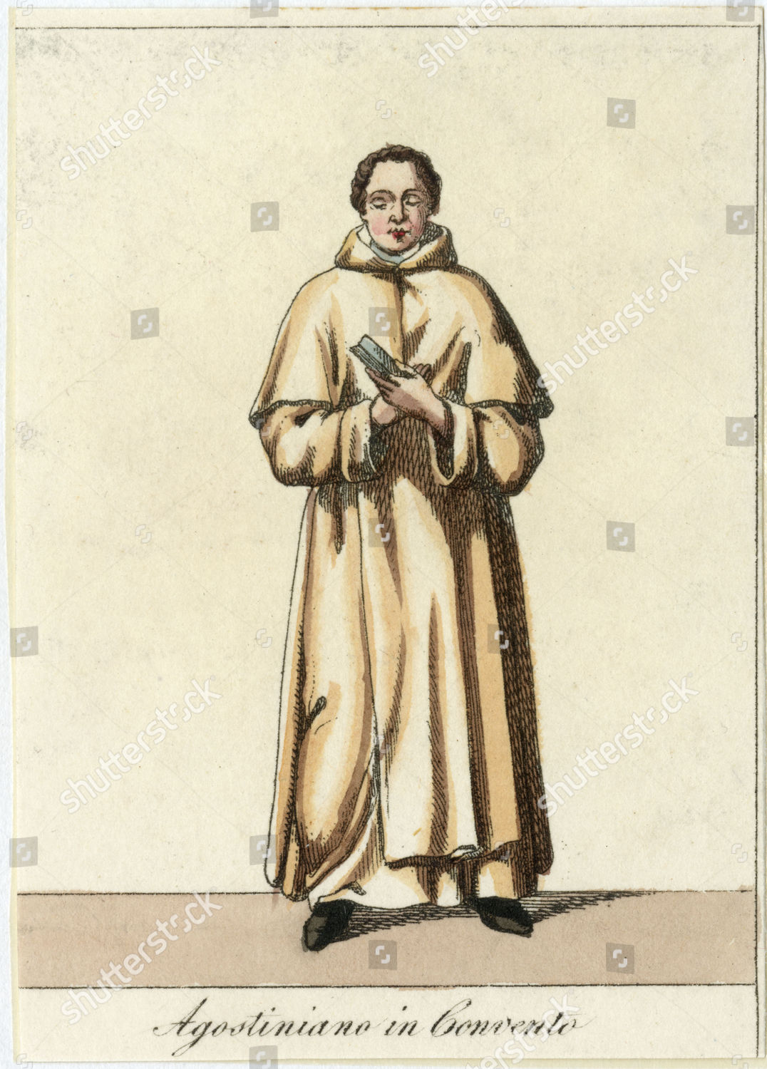 Agostiniano Monk St Augustine His Outdoor Editorial Stock Photo - Stock ...