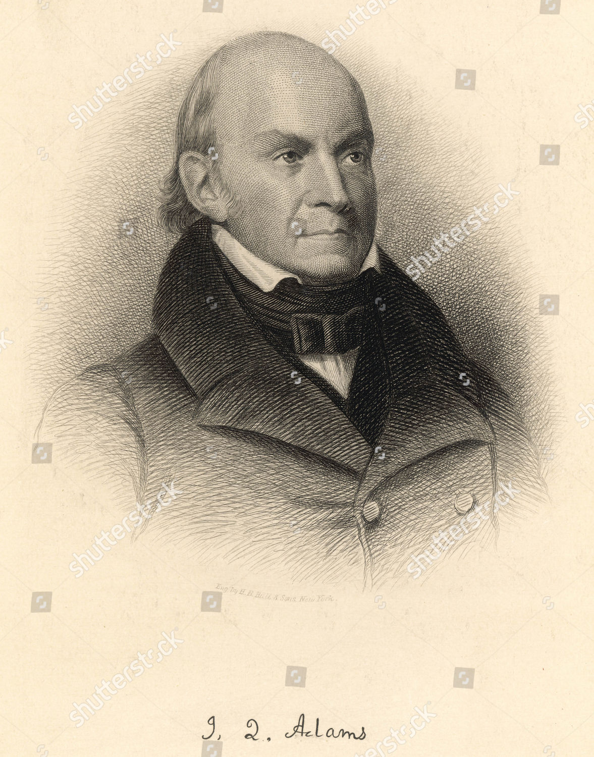 John Quincy Adams Us President 18251829 Editorial Stock Photo - Stock ...