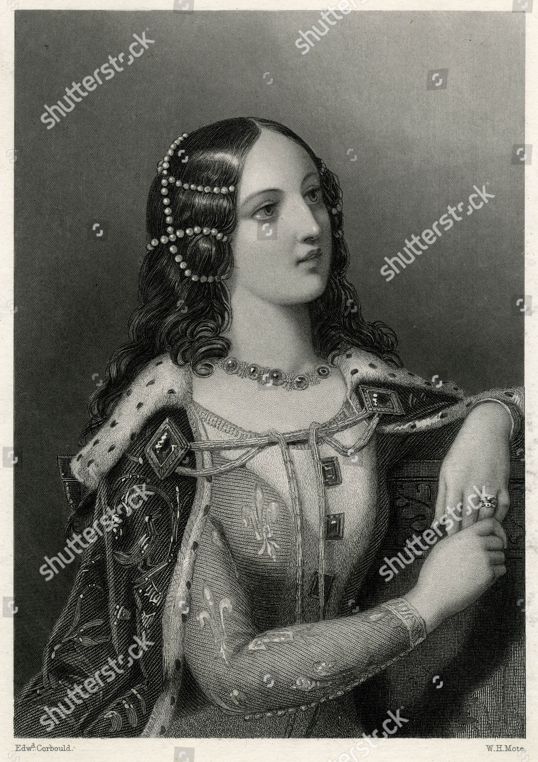 Isabella De Valois 2nd Wife Richard Editorial Stock Photo - Stock Image ...