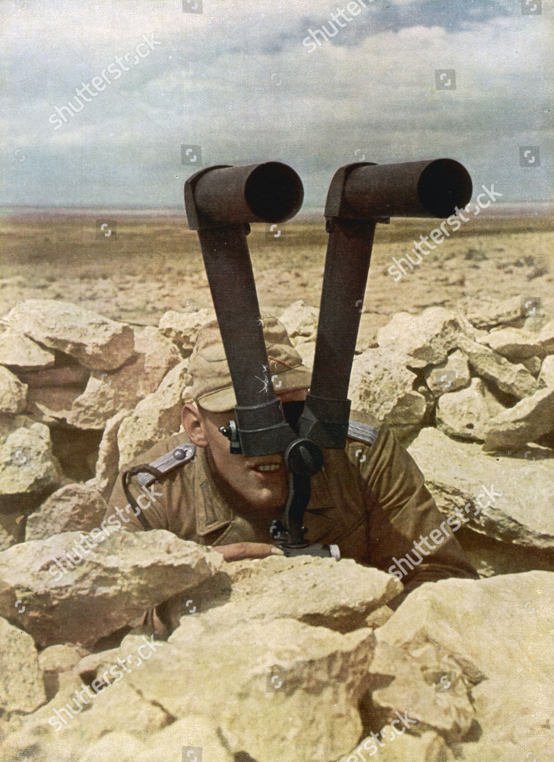 Telemetric Periscope Used By German Soldier Editorial Stock Photo ...