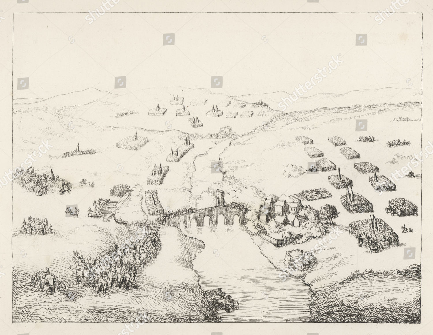 Battle Bothwell Bridge Royal Troops Under Editorial Stock Photo - Stock ...