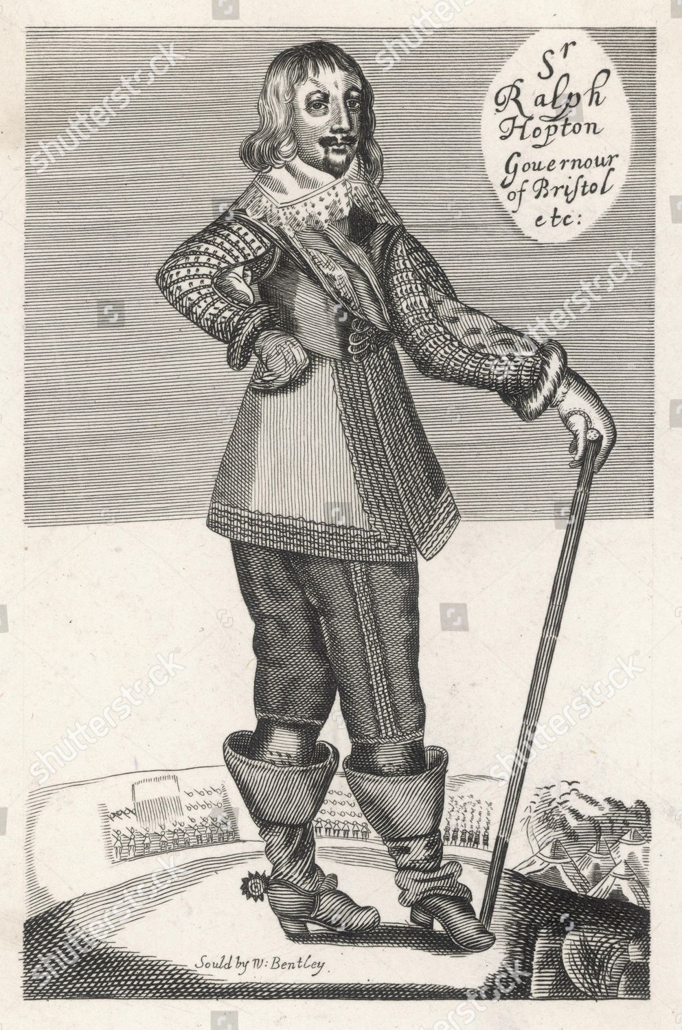 Ralph First Baron Hopton Royalist Statesman Editorial Stock Photo ...