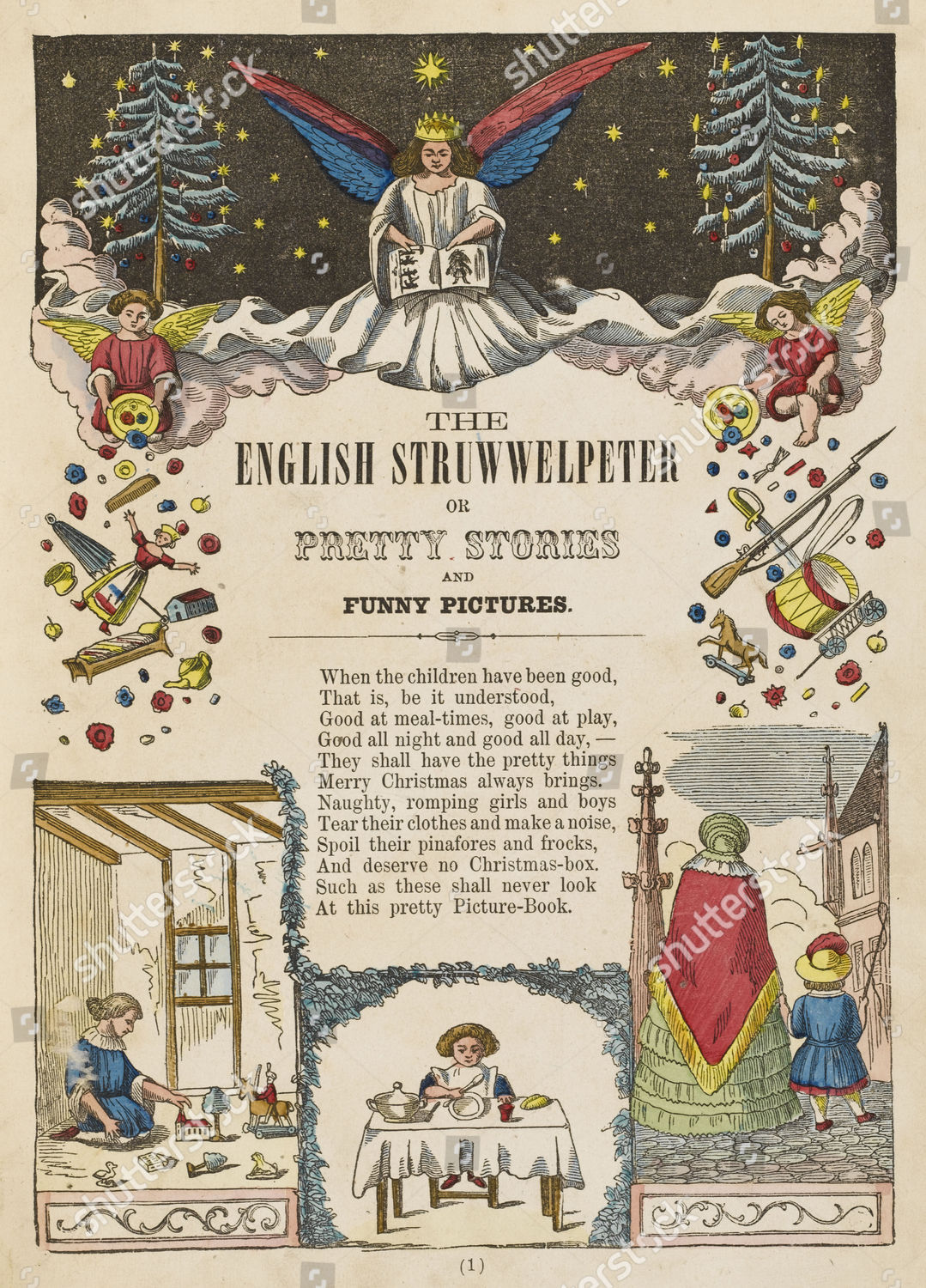 English Struwwelpeter Pretty Stories Funny Pictures Editorial Stock ...