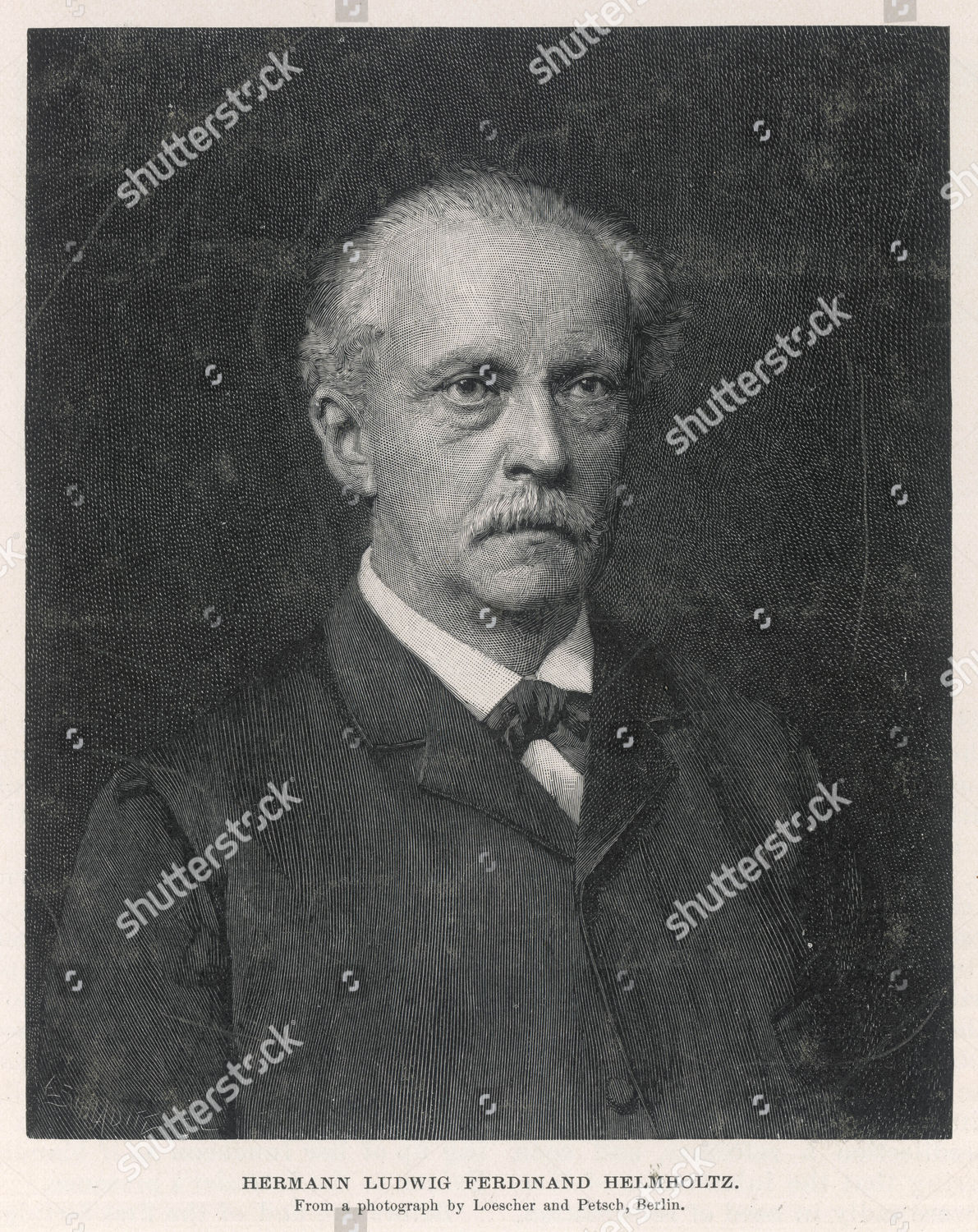Hermann Von Helmholtz German Physicist Anatomist Editorial Stock Photo ...