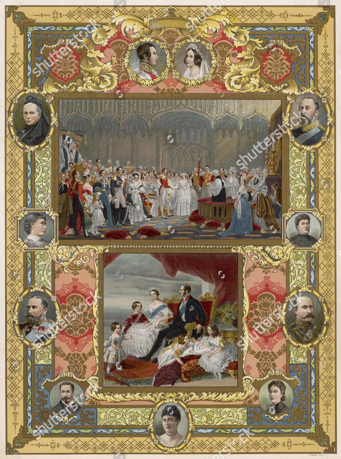 Two Scenes Queen Victorias Reign 1 Editorial Stock Photo - Stock Image ...
