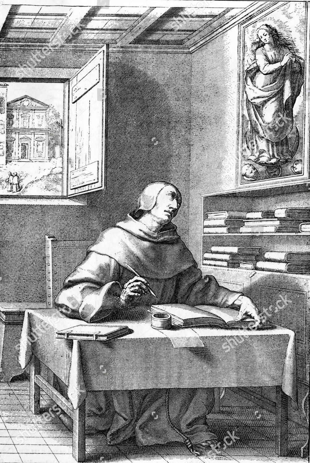 John Duns Scotus Scottish Scholastic Theologian Editorial Stock Photo ...