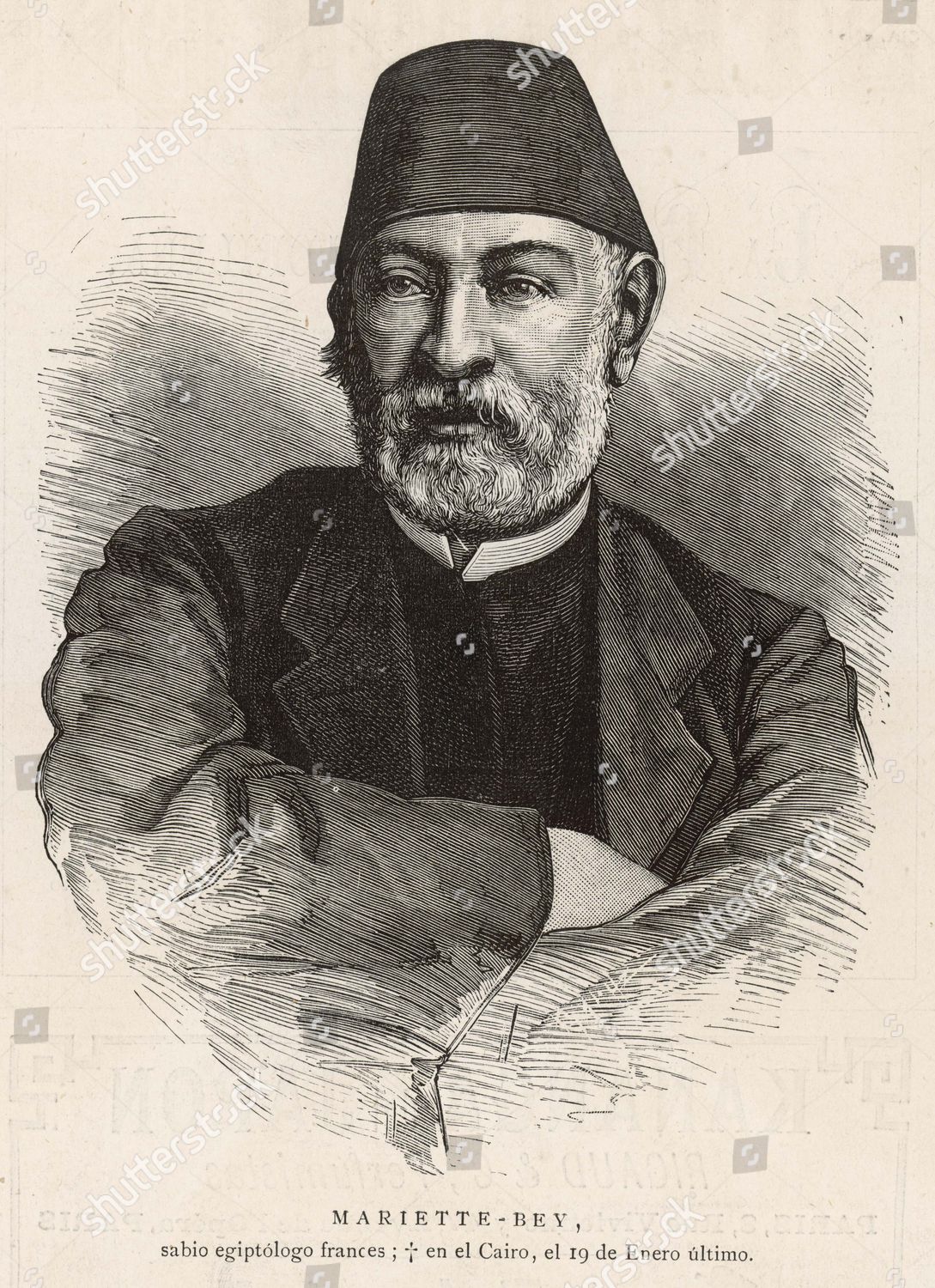 Augusteferdinandfrancois Mariette French Archaeologist Egyptologist ...