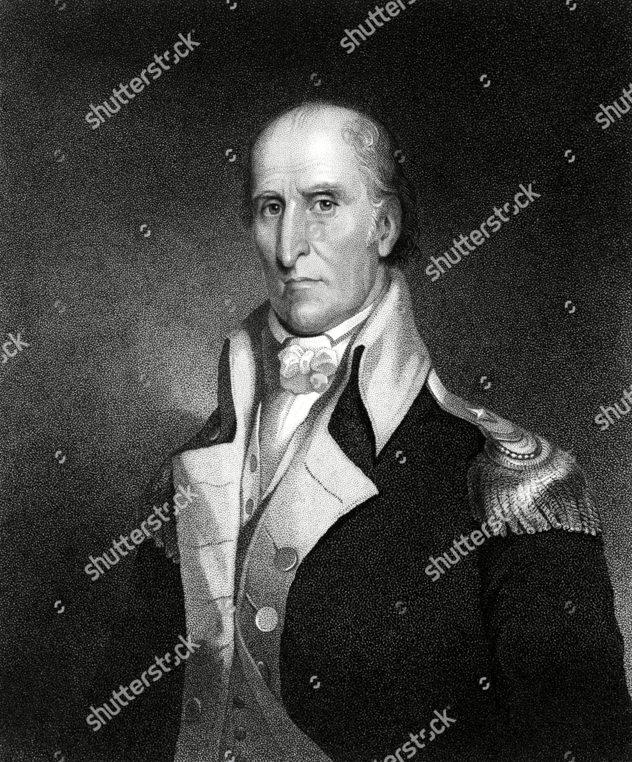Andrew Pickens American Revolutionary Commander Member Editorial Stock ...