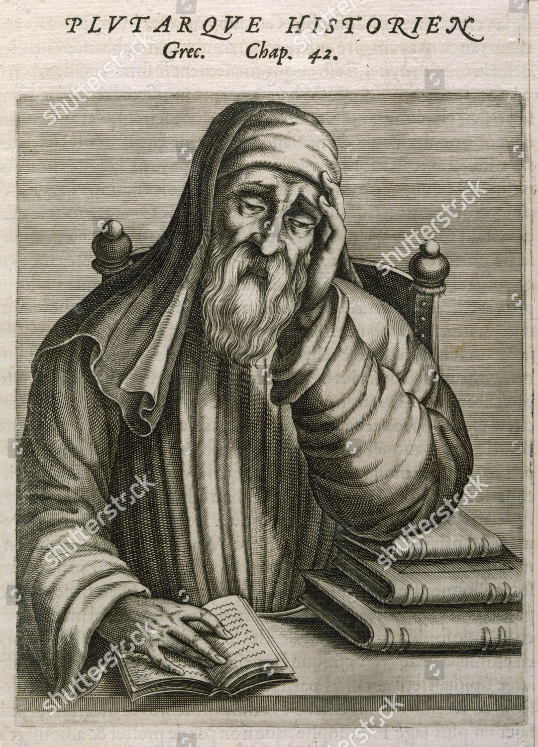 Plutarch Greek Biographer Historian Editorial Stock Photo - Stock Image ...