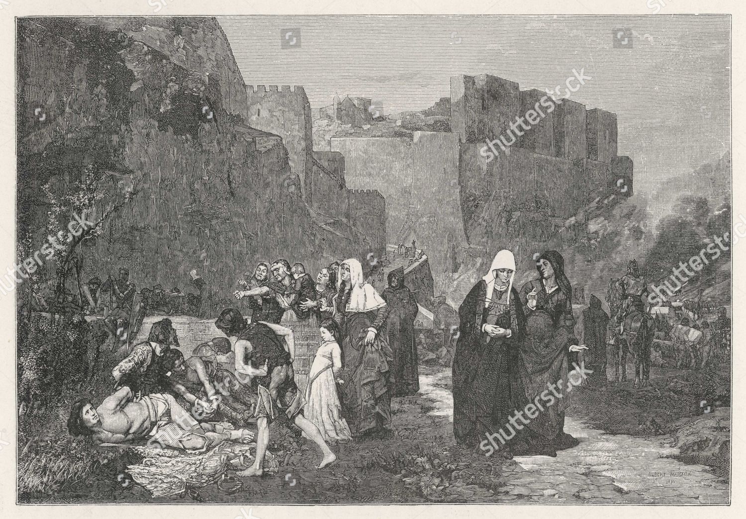 Persecution Albigensians Cathars Circa 1208 Editorial Stock Photo ...
