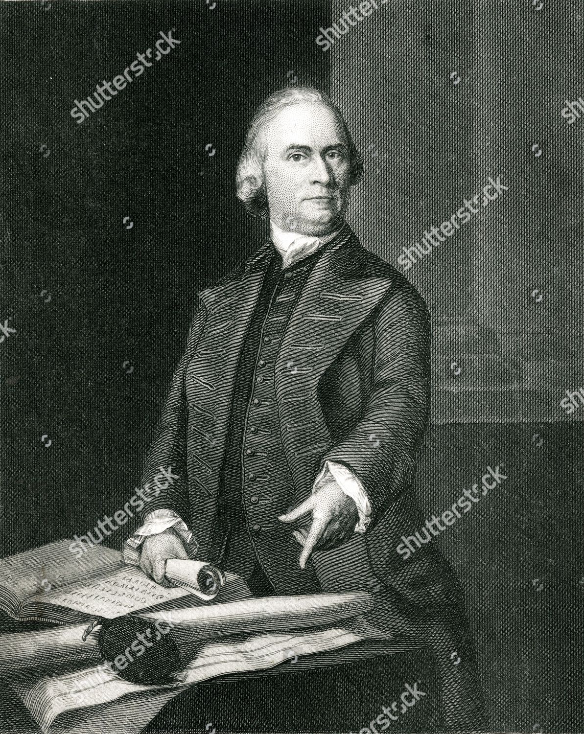 Samuel Adams American Revolutionary Statesman Age Editorial Stock Photo ...