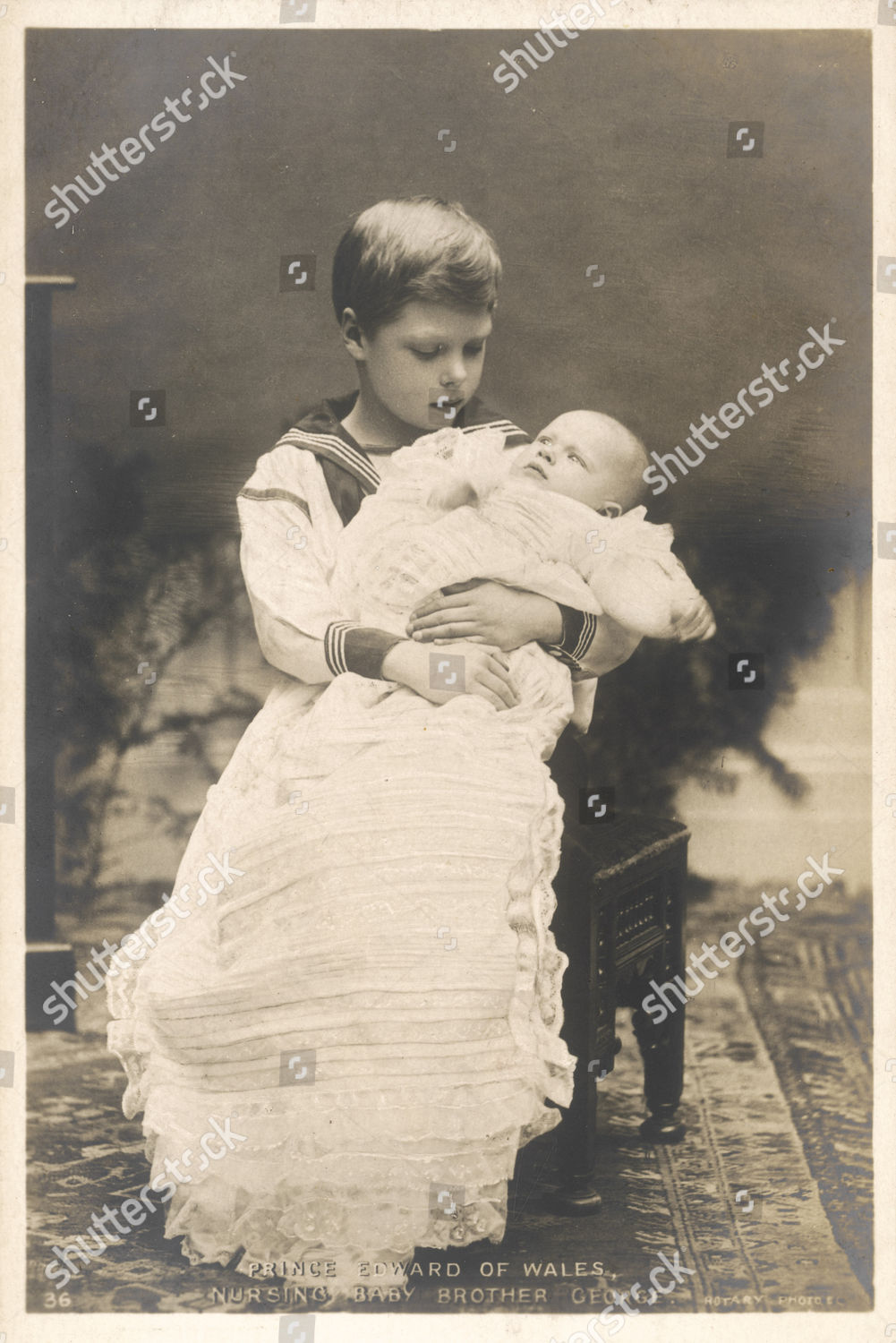 Edward Viii Prince Edward Nursing His Editorial Stock Photo - Stock ...
