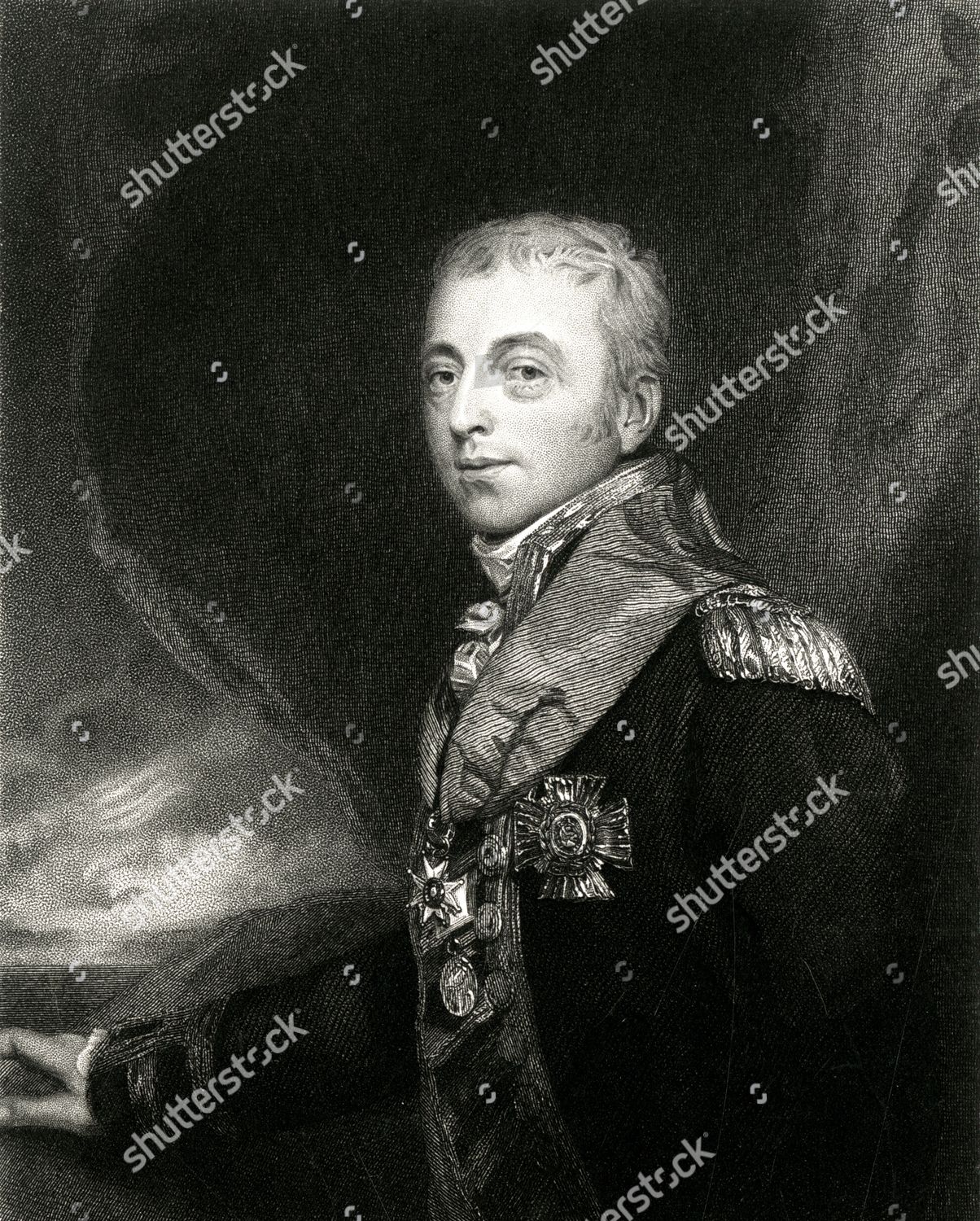 Alan Baron Gardner Naval Commander 1742 Editorial Stock Photo - Stock ...