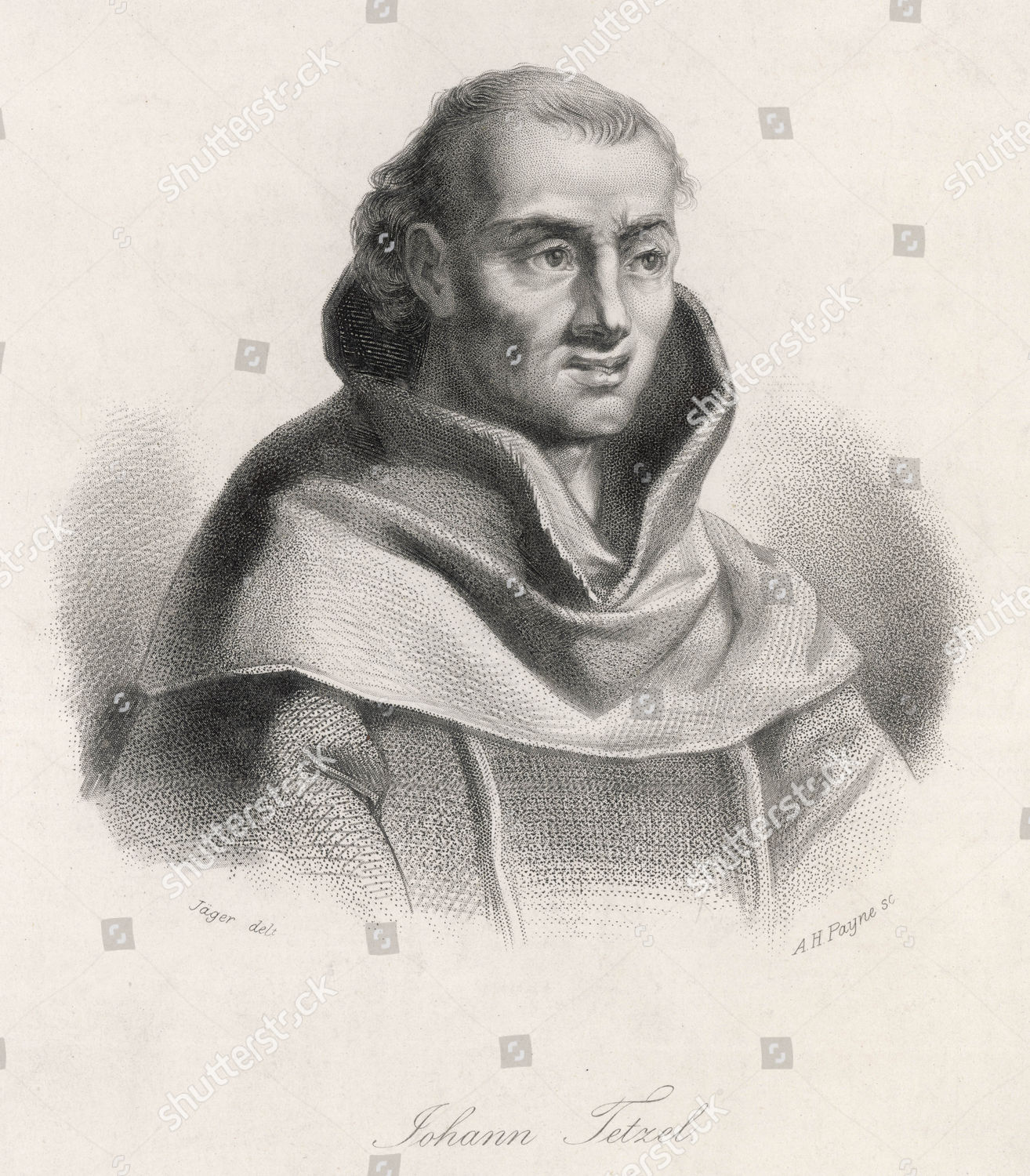 Johann Tetzel German Dominican Monk Notorious Editorial Stock Photo ...
