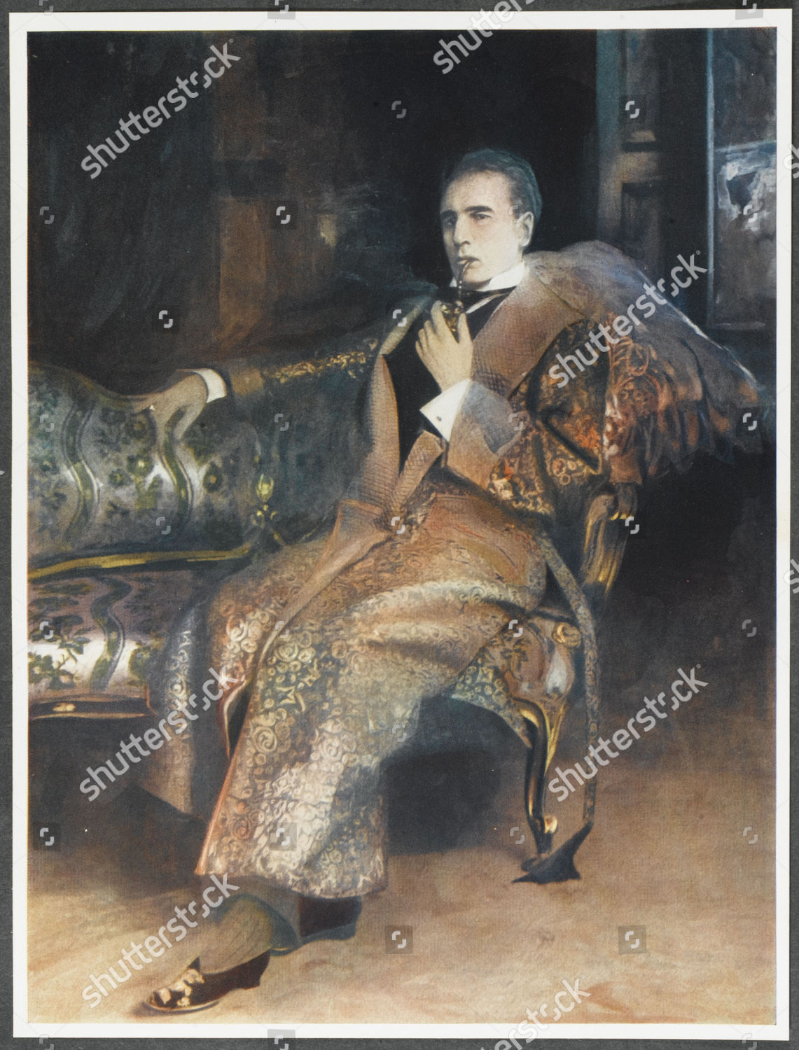 William Gillette American Actor Dramatist Role Editorial Stock Photo ...