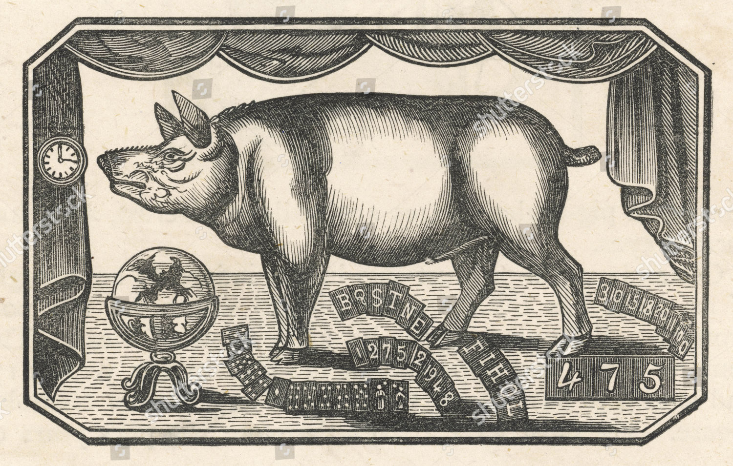 Toby Learned Pig Bartholomew Fair 18th Editorial Stock Photo - Stock ...
