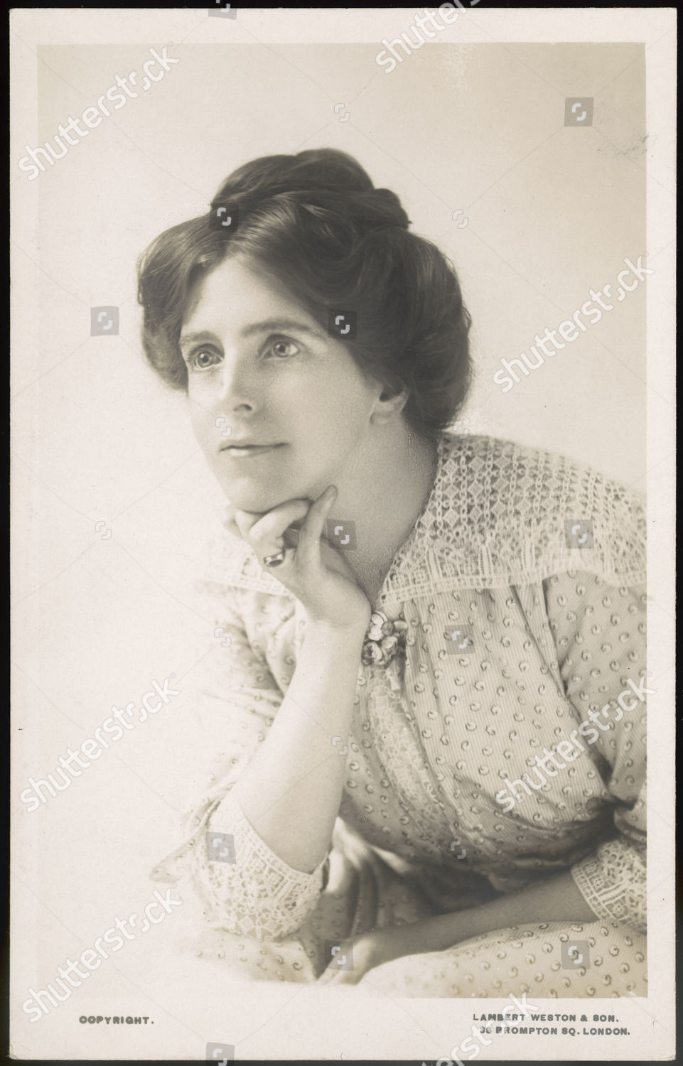 Studio Portrait Annie Kenney Circa 1909 Editorial Stock Photo - Stock ...