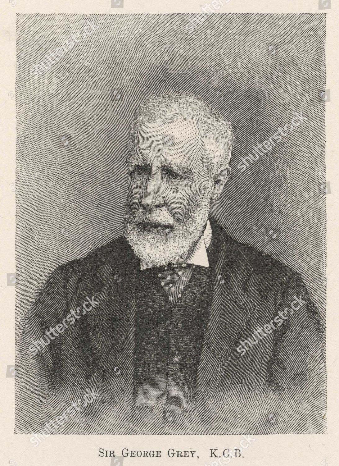 Sir George Grey Colonial Administrator Whose Editorial Stock Photo ...