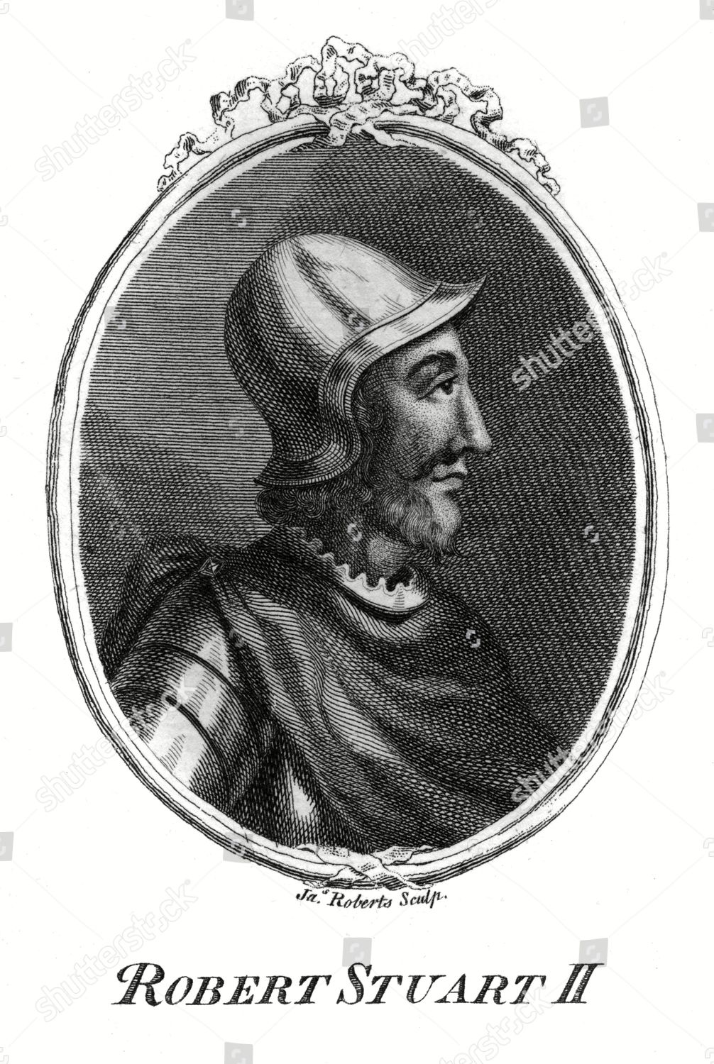 Robert Stuart Ii King Scotland 1316 Editorial Stock Photo - Stock Image ...