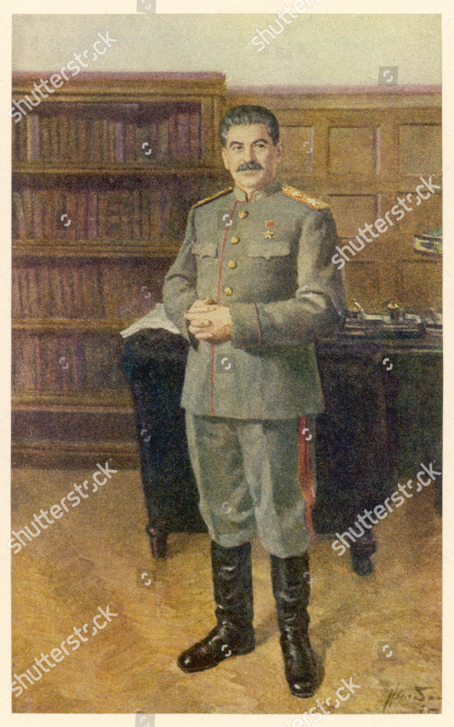 Josef Stalin Beloved Father His People Editorial Stock Photo - Stock ...